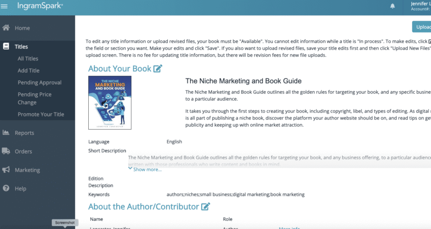 Why use IngramSpark Print on Demand?