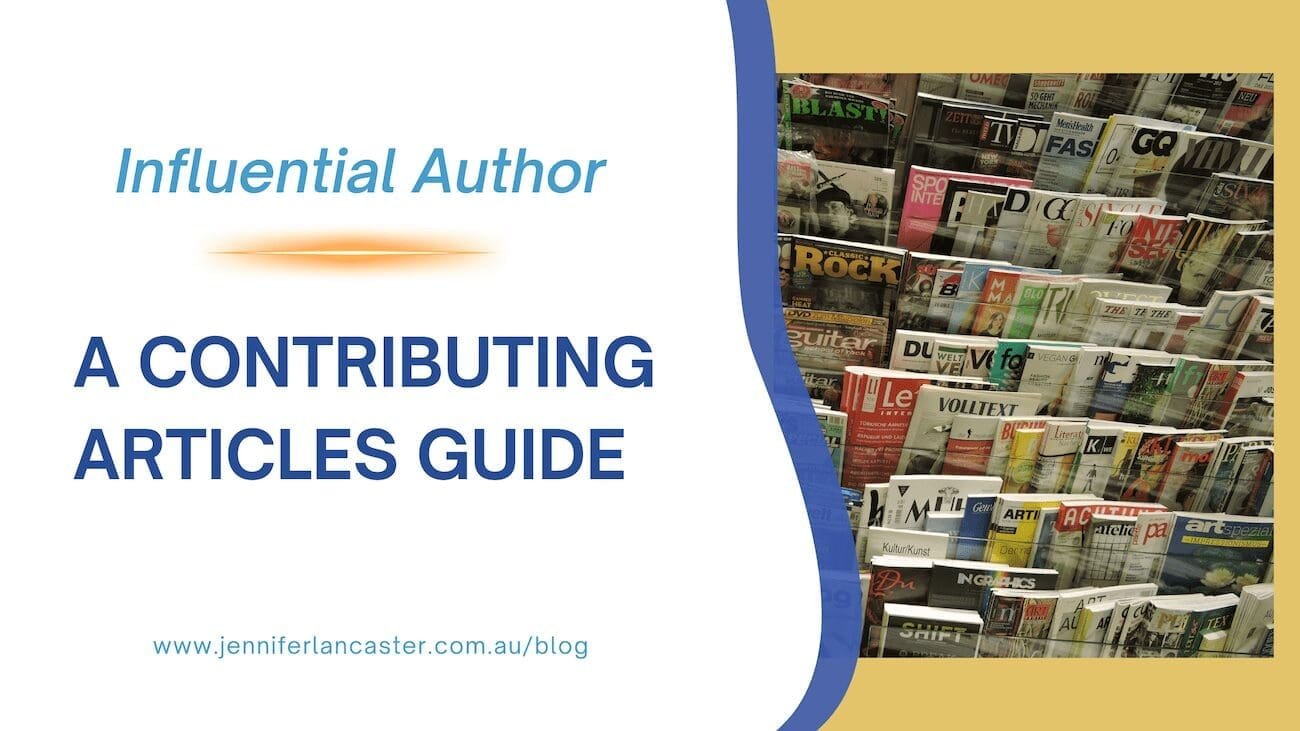 Influential Author: A Contributing Articles Guide | Indie Author Blog
